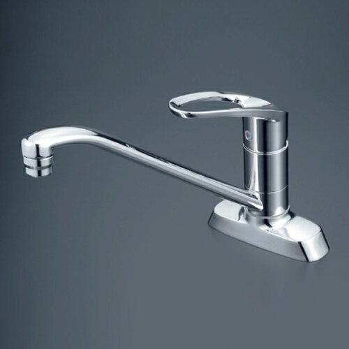 【楽天市場】【KM5081TR20】 KVK キッチン 混合水栓 シングルレバー 取付ピッチ102mm シングル 200mmパイプ付：住宅設備機器の小松屋