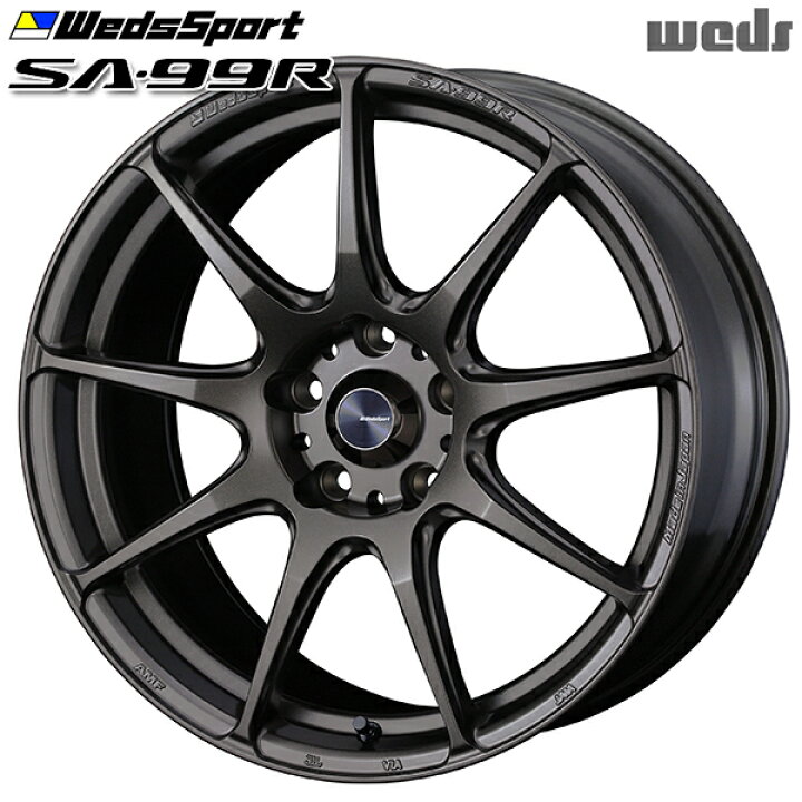 個人宅発送可能 Weds ウエッズスポーツ 18X8.5J +45 5穴 PCD100 WBC ホイール 4本 SA-01R エスエー ゼロイチアール (74629)（楽天市場】18インチ 8 ...