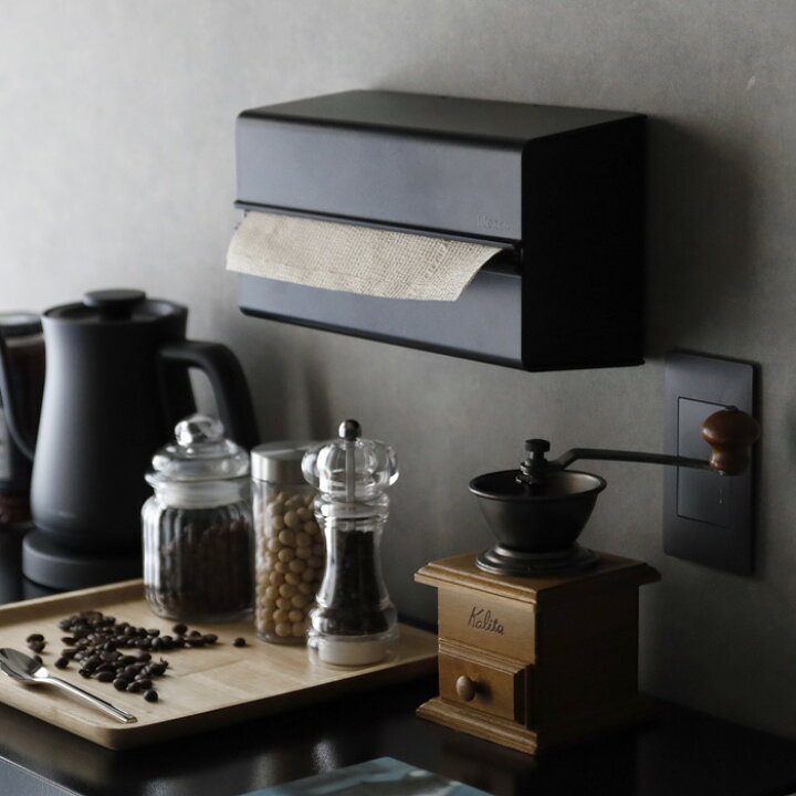 ideaco WALL PT2 ウォールピーティーツー イデアコ ペーパータオルケース ペーパータオルホルダー 壁掛け 壁 おしゃれ 【即納】