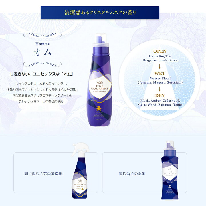 最大90％オフ！ ファーファ ファイン フレグランス ファブリックミスト オム 300ml 本体 yoshiyuki0804.sub.jp