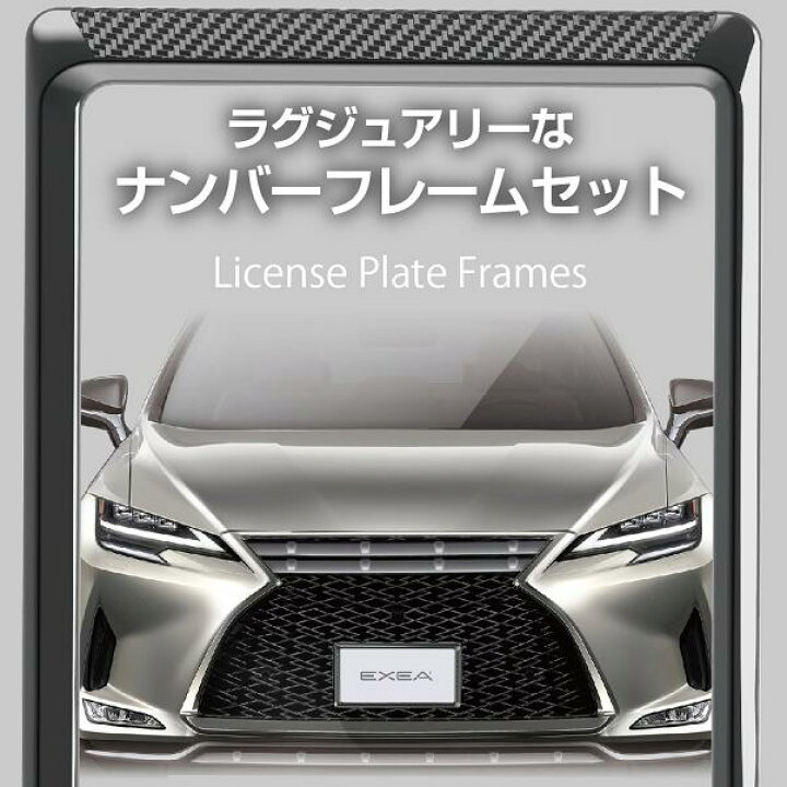 星光産業 EX-199 ナンバーフレームセット 春先取りの