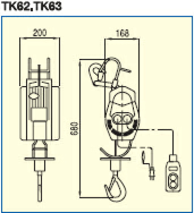 トーヨーコーケン ベビーウインチ TK-63 揚程30m 60kg 格安人気