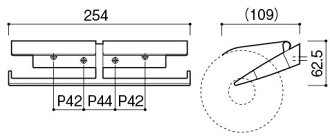 【楽天市場】KAWAJUN（カワジュン） ペーパーホルダー SC-45W-CT（クローム+ヘアライン）：ケンチクボーイ
