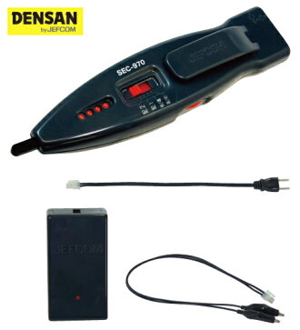 【楽天市場】DENSAN（デンサン/ジェフコム） ブレーカー配線チェッカー SEC-970 [活線対応 セット]：ケンチクボーイ
