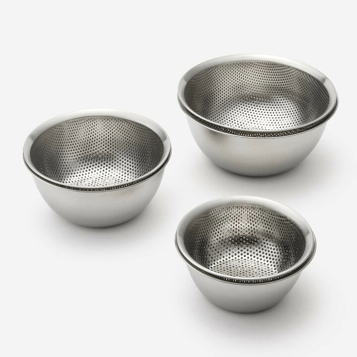 ザル ステンレス Looza パンチングストレーナー 17cm KEYUCA ケユカ 入荷中