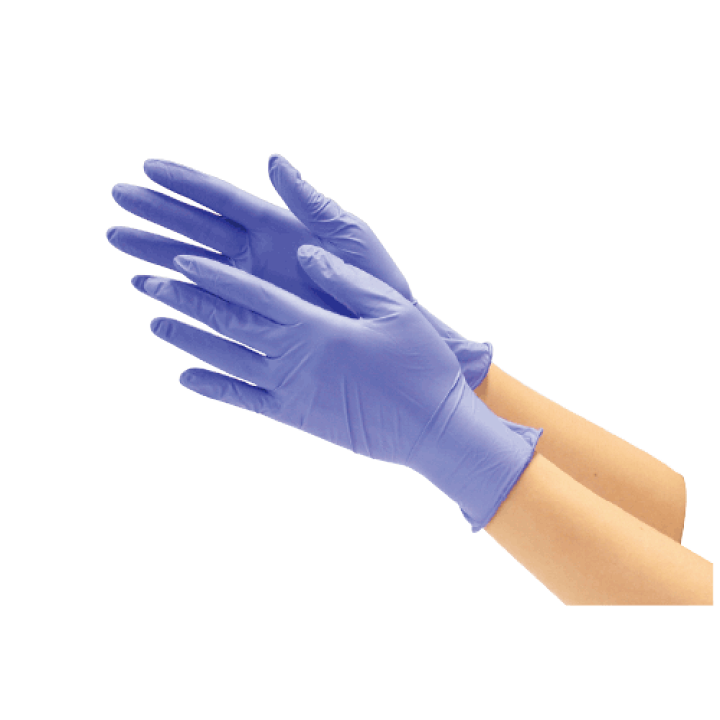 楽天市場】送料無料 ニトリル使い切り極薄手袋 粉無 ブルー 100枚入 SS