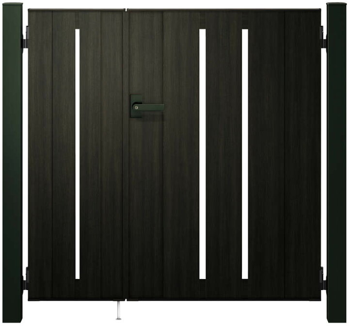 【門扉】【送料無料】YKKAP ルシアス門扉S01型 片開き 門柱仕様 10-12 内開き仕様 UME-S01『木調 ゲート 部材 ガーデン 住宅 境界 入口 塀 壁 diy おしゃれ 形材 ...