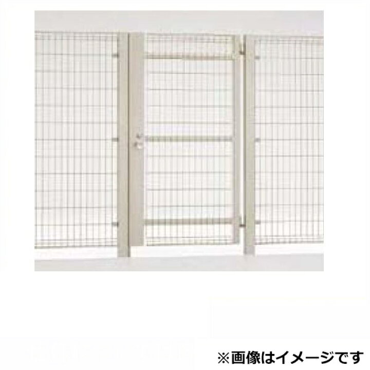 【門扉】【送料無料】リクシル TOEX ハイグリッド門扉NF8型 柱使用 08-12 両開き シリンダー錠使用（ノブ式内蔵錠）『LIXIL ゲート 部材 ガーデン 住宅 境界 入口 スチール ...