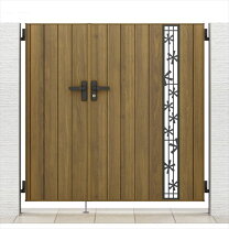 【門扉】【送料無料】リクシル 開き門扉AA TS2型 柱仕様 アルミ形材柱 07-14 片開き『LIXIL ゲート 部材 ガーデン 住宅 境界 入口 塀 壁 diy おしゃれ 形材 門扉 ...