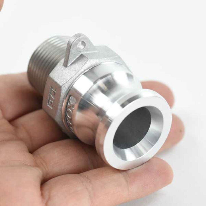 ホースショップ ヒロムくんトヨックス ツインロック メネジカプラー 3" 633-DBL-AL アルミ合金