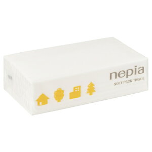 【楽天市場】【18個】nepiaソフトパックティッシュ200W5P 送料無料 王子ネピア nepia ティッシュ ソフトパック 200W ...