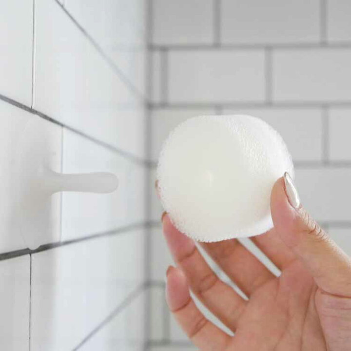 マーナ 洗面スポンジ POCO吸盤付き W615 marna W615GY または W615W 【超安い】