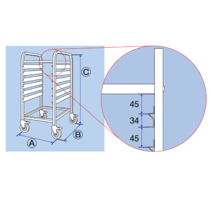 EBM ガストロノームカート 1000専用保温カバー （EBM ステンレス ガストロノームカート 1/1 1730/業務用/新品/送料別途見積 | 天板・天板ラック | 業務用厨房機器・調理 ...