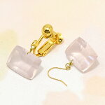 【楽天市場】コンケイブカット 天然石 ピアス イヤリング 大粒カラーストーンルースが揺れてキラキラ！ シトリン アメジスト クォーツ スコロ ...