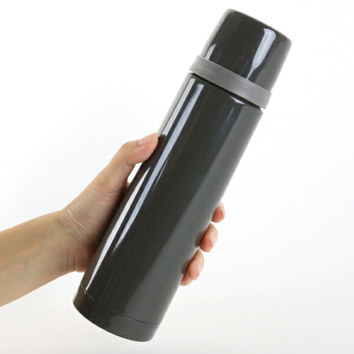 水筒 2WAY ステンレスボトル コップ付き 直飲み 真空二重構造 保冷 保温 480ml コップ ワンプッシュ 魔法瓶 温度 長持ち アウトドア ピクニック スポーツ 部活 輸入