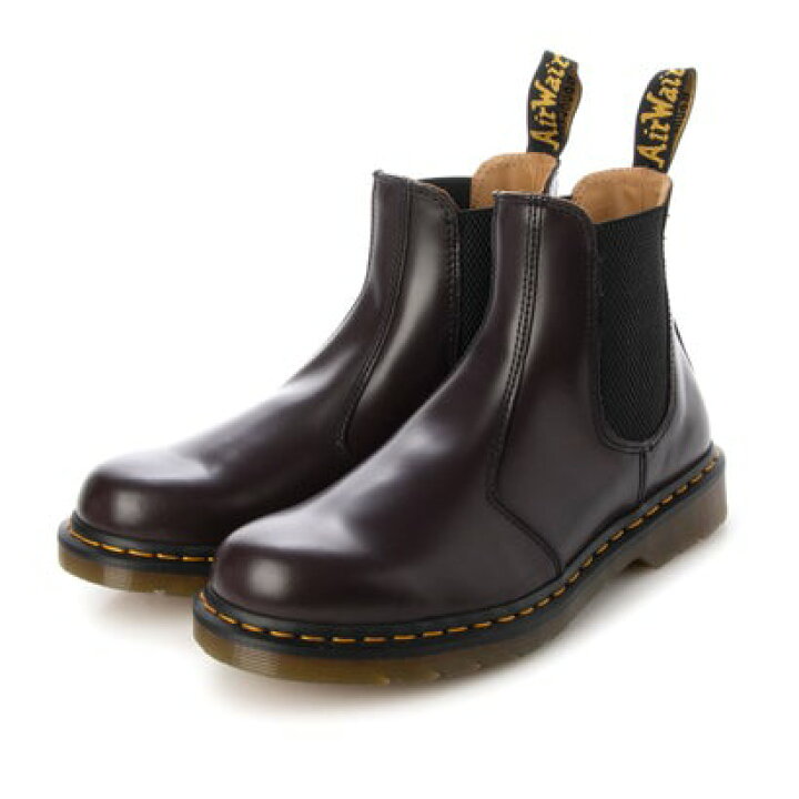 ドクターマーチン 即納 Dr.Martens レディース メンズ チェルシー ブーツ BURGUNDY 2976 YS 半額SALE★