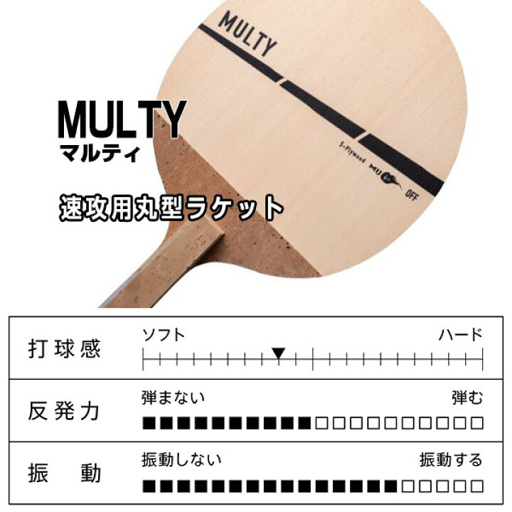ヴィクタス VICTAS 卓球ラケット MULTY TSP300091 【メール便なら送料無料】