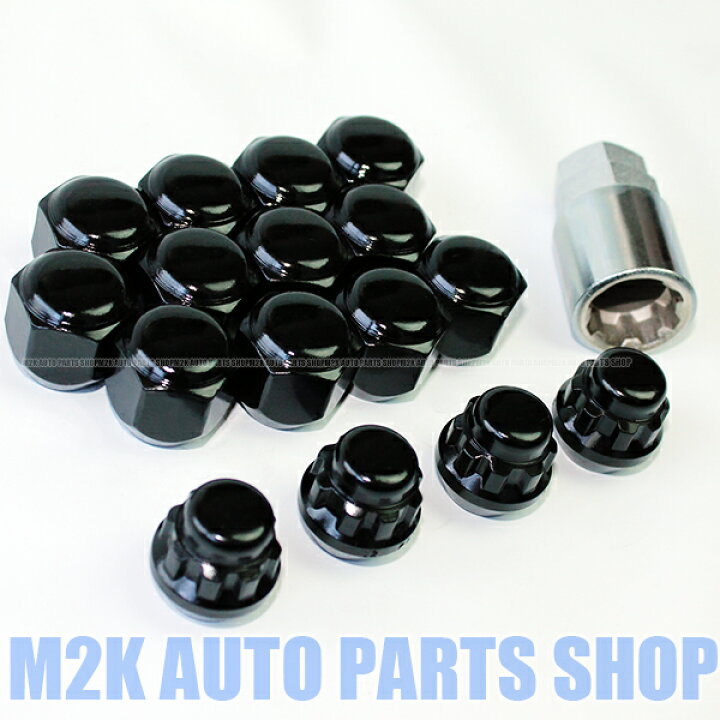 KYO-EI ロックナット付属16個セット ショートタイプ ブラック M12×P1.25 P1.5-19HEX 21HEX 品質は非常に良い