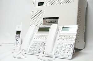 【楽天市場】【新品ビジネスフォンセット】愛知県内・取付工事付 SAXA製 PLATIA3（プラティア3）光電話対応機 ・PT1000-3 Pro（1台）・ひかり電話対応VoIPパッケージ（1枚 ...