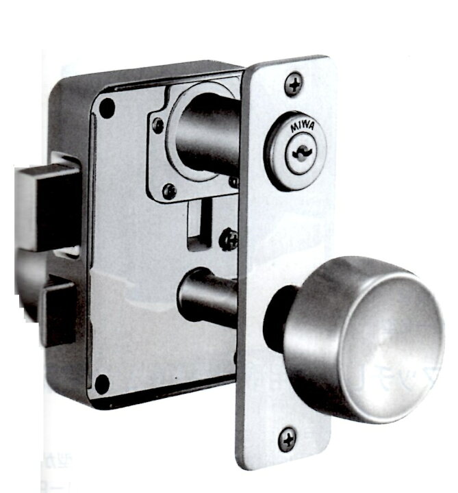 MIWA 公団用 面付錠 U9 PMK-HS-L 左勝手仕様 75PM 扉厚36mm 美和ロック ミワ 今ならほぼ即納！