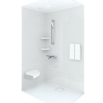 【楽天市場】TOTO シャワールーム JSV-Tタイプ 0812サイズ 内法寸法:D800×W1200×H2030mm スライドバー・コーナーチェア付JSV0812UT シャワーユニット ...