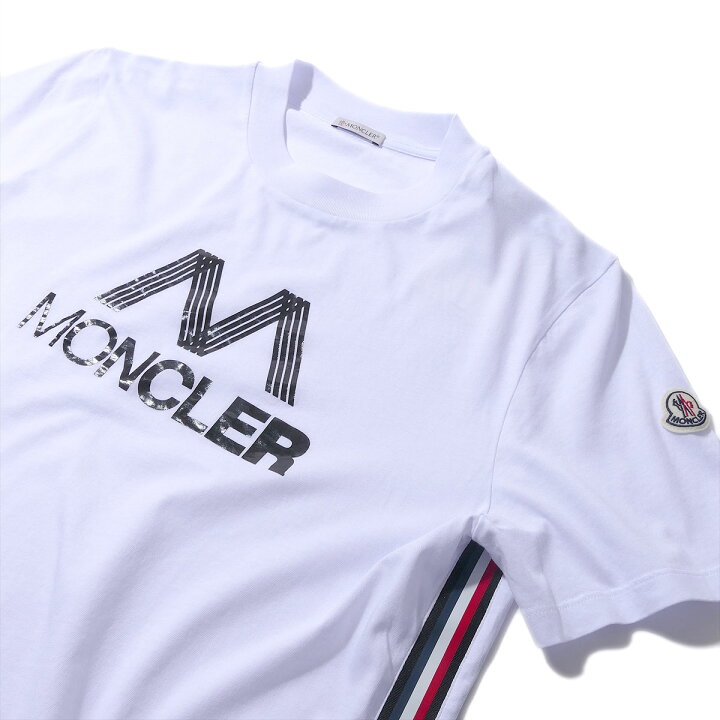 2022SS NEWモンクレール Tシャツ ブランド 8C00038 001ホワイト MONCLER 2022年春夏新作[[[ ギフト 半袖 ...