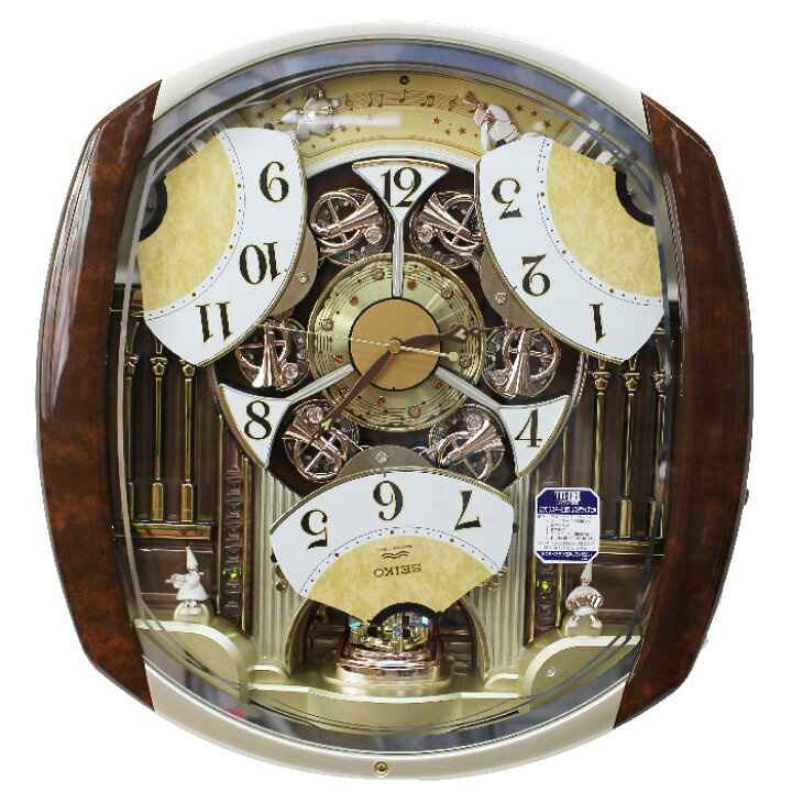 セイコー ウェーブシンフォニー リズム時計 壁掛け時計 メロディ時計