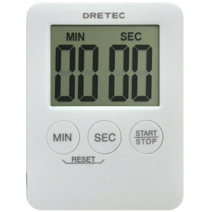 【後払い手数料無料】 DRETEC ドリテック タイムアップ ホワイト T-584WT www.tacoya3.com