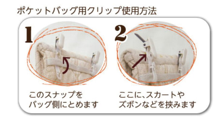 セールSALE％OFF ポケットバッグ用クリップ バンドクリップレシピ付 TK11-346-TK11-383 つくる楽しみ 移動ポケット用クリップ yoshiyuki0804.sub.jp
