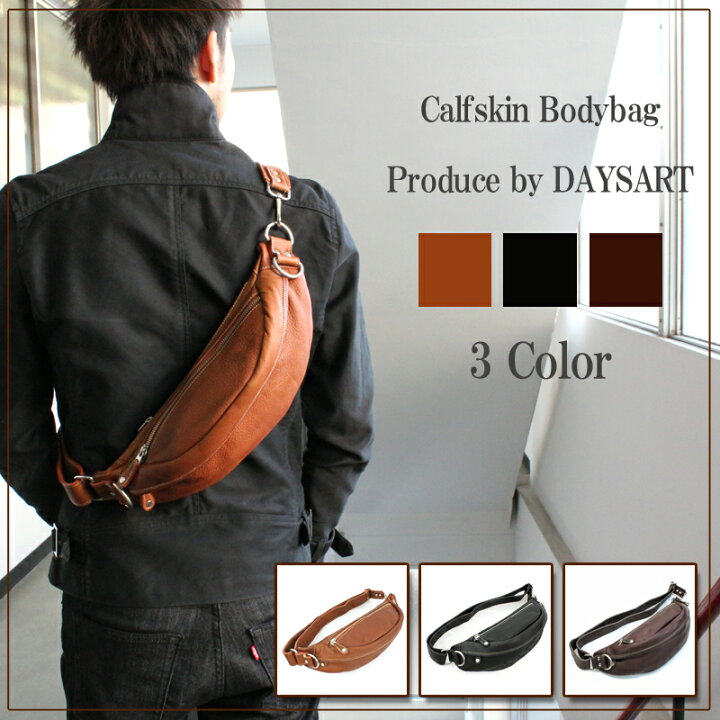 最大79％オフ！ バッグ ミニバッグ メンズ ボディバッグ 本革 レザー ウエストポーチ ヒップバッグ シンプル イタリアンレザー yoshiyuki0804.sub.jp