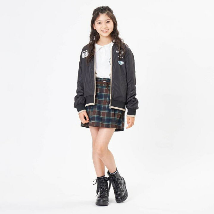 ブルゾン リバーシブル 130 140 150 160 3XS XXS XS S M フリース 女の子 長袖 ALGY アルジー キッズ ジュニア 通学 子供服 G 新作 2203 C サービス