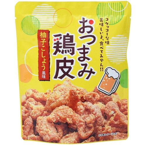 【楽天市場】鶏皮スナック 鶏皮 鶏皮チップス 鶏皮揚げ [ネオフーズ竹森] おつまみとり皮 柚子こしょう風味 50g：にっぽんマルシェ楽天市場店