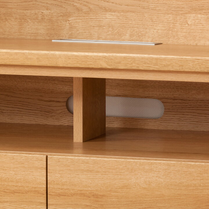 美しい光沢の壁面収納シリーズ テレビボード ポルテ 120TV LBR ニトリ 配送員設置 5年保証 定価