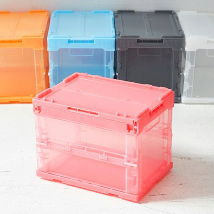 TR-S20R R トラスコ中山 スケルコン折りたたみコンテナ 赤 TRUSCO 20L