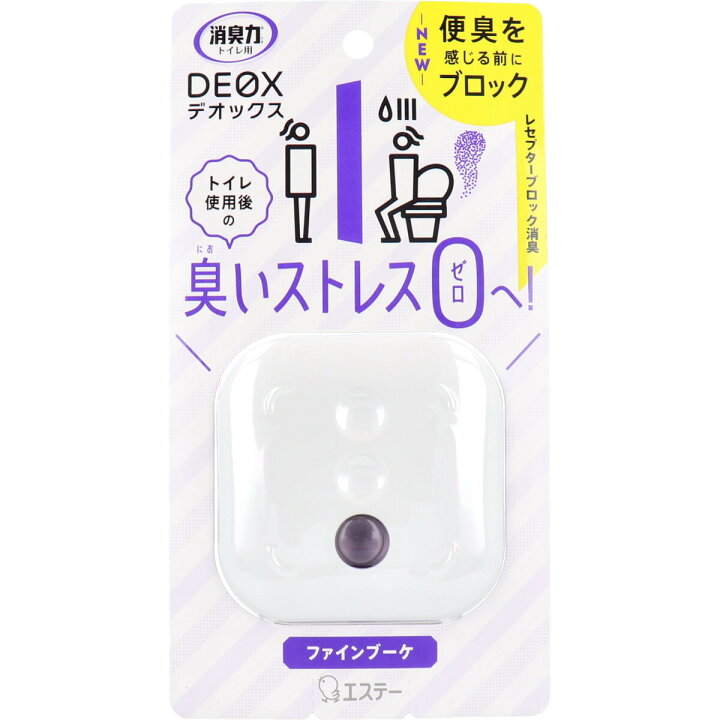 エステー 消臭力 DEOX デオックス トイレ用 本体 ファインブーケ 6ml 最安値で
