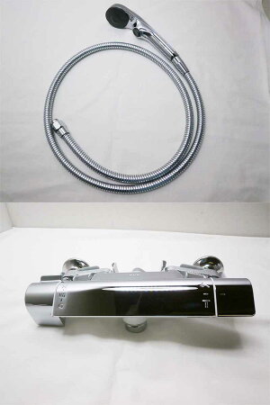 【楽天市場】【新古品】 KVK KF3000 ユニットバス専用混合水栓セット / ワンストップ付きシャワーヘッド メタル調ホース 吐水口固定 【傷有り】 【V0419-01】：お新古市場