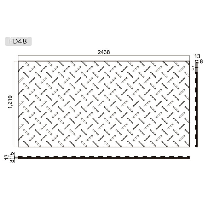 【2022春夏新色】 ゴムマット フィットくん FD36 ウッドプラスチックテクノロジー 920×1840×13mm 滑り止め5mm含む 連結 ...