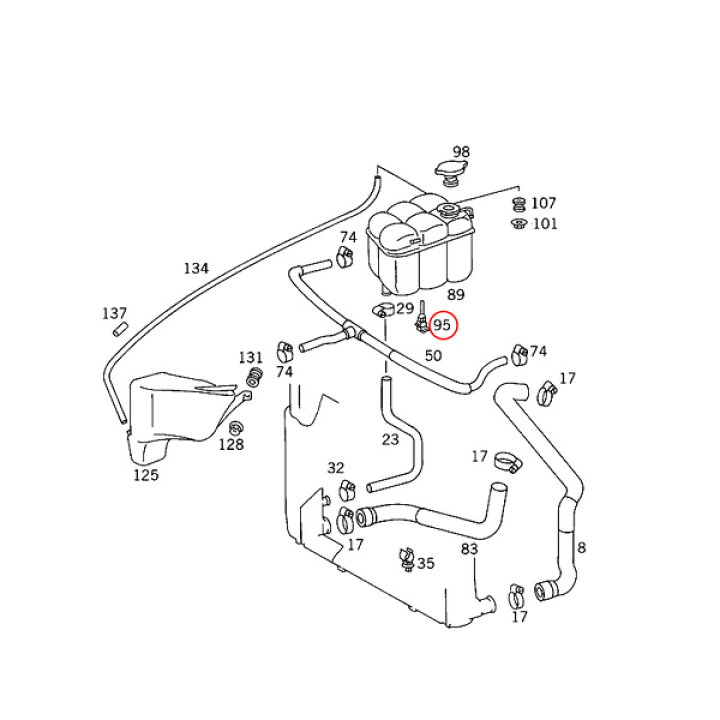 クーラント レベルセンサー メルセデスベンツ Cクラス W202 C200 C220 C230 C250D C280 C36AMG 【55%OFF!】