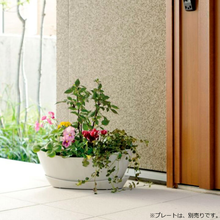 園芸 インテリア ポット ラミー オーバル L 40 B ブラック （1個入り） Kol-l1k40e [p235] 大型プランター （代引き不可） ホテル・オフィスビル 花・観葉植物用 ...