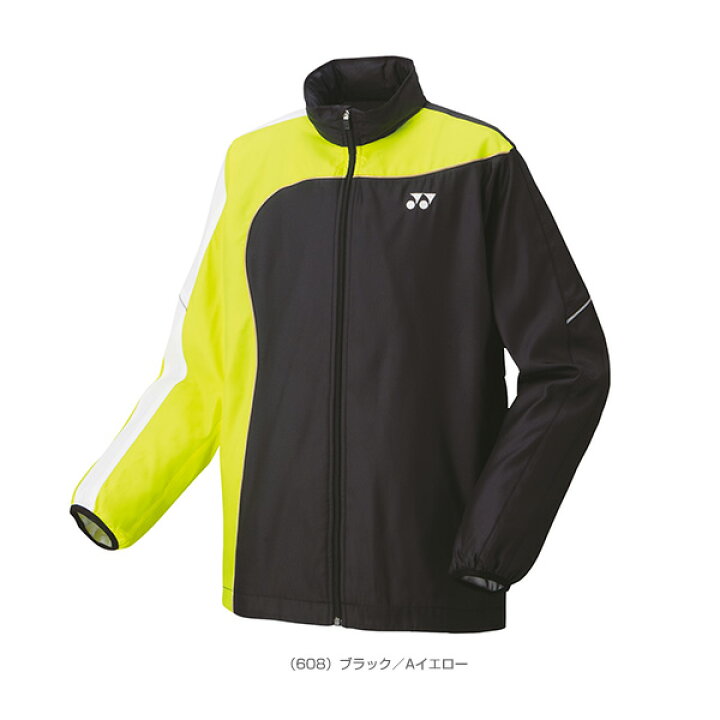 Yonex ヨネックス 裏地付きウィンドウォーマーシャツ ブラック ブルー テニス バドミントン 男女兼用 ユニセックス 70081-188 日時指定