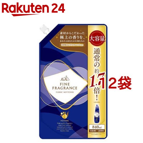 【楽天市場】ファーファ ファインフレグランス オム 詰替(840ml*12袋セット)【ファーファ】：楽天24