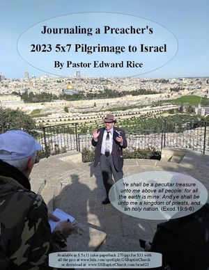 楽天Kobo電子書籍ストア: Journaling a Preacher's 2023 5x7 Pilgrimage to Israel ...