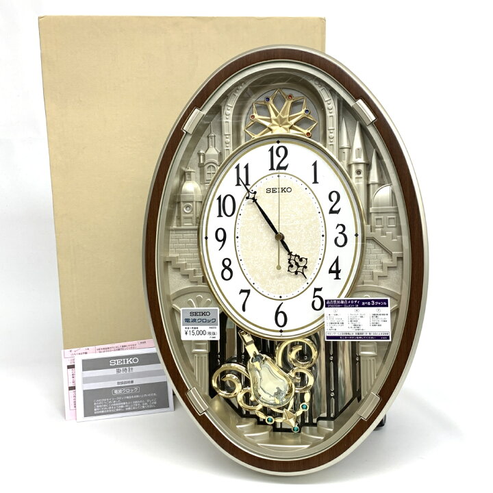 【新品未使用】SEIKO 電波クロック 掛時計 - 掛け時計・置き時計
