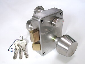 SHOWA 面付錠 7680KJ 外開用 左 - 木材・建築資材・設備