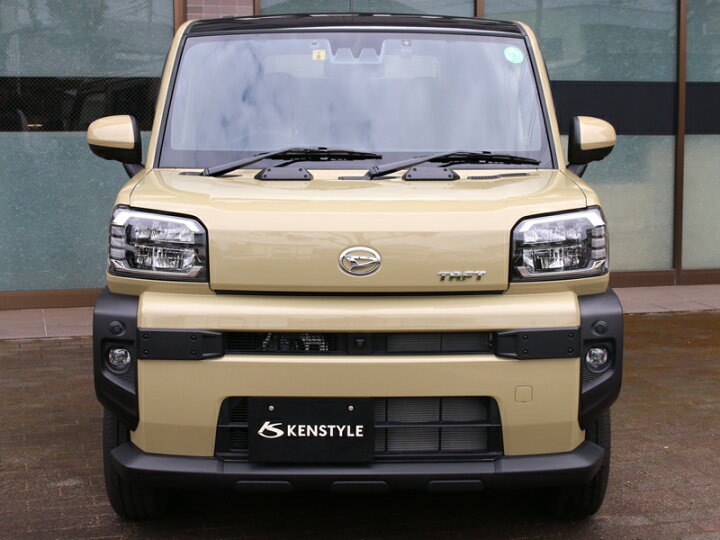 ケンスタイル フロントバンパーサイドガーニッシュ ダイハツ タフト LA900S LA910S R2 6- ≪ 左右計2個セット マットブラック塗装仕様 ≫ 【77%OFF!】