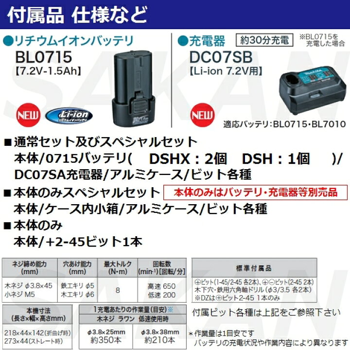 マキタ makita DF012DZ 新7.2V充電式ペンドライバドリル本体のみ 青 【国内発送】
