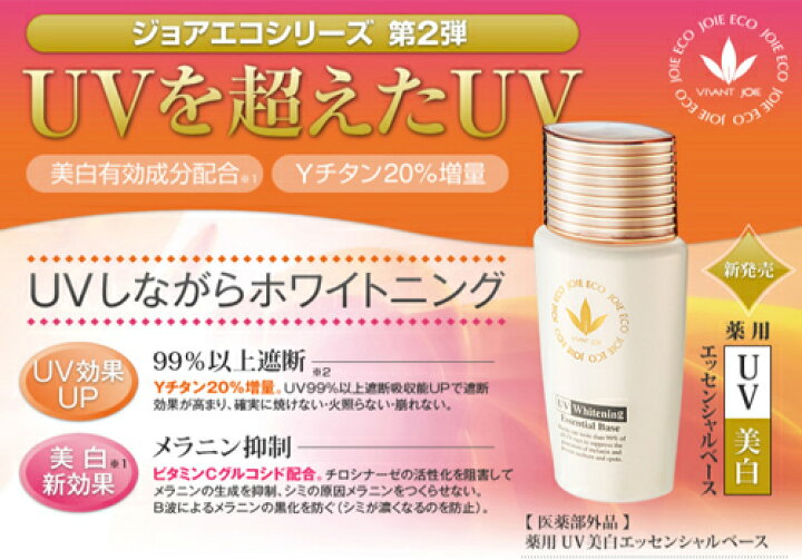 代引不可 ビーバンジョア 薬用UV美白エッセンシャルベース 52mL サンプル 8mL スマートショルダーバッグVIVANTJOIE yoshiyuki0804.sub.jp