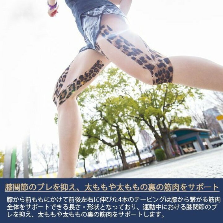 パケット便200円可能 GONTEX ゴンテックス 膝貼足 2 ヒザハッタリ 膝 太腿サポートテープ 2枚 テーピング トレッキング 保証