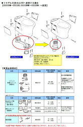 【楽天市場】TOTO ソケット取替ユニット（床排水）HH02116R：AQUA LIFE
