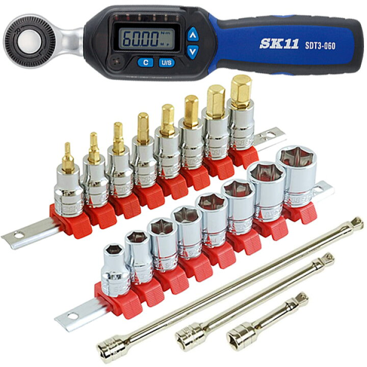 SK11 エスケー11 :プレセット型トルクレンチ STR3-60 4977292240185 送料無料新品